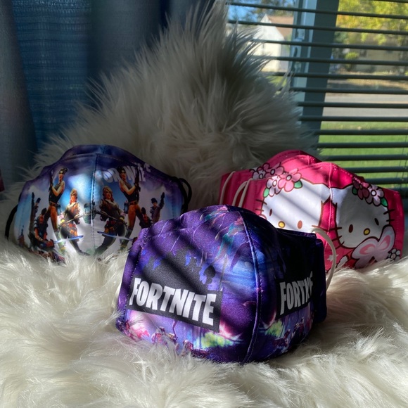 Accessories | Fortnite Kids Face Mask Shown Left Back Of Image | Poshmark